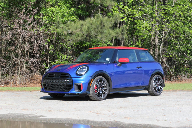 The Evolved 2025 Mini Cooper JCW Hardtop Is an Always-On Hot Hatch