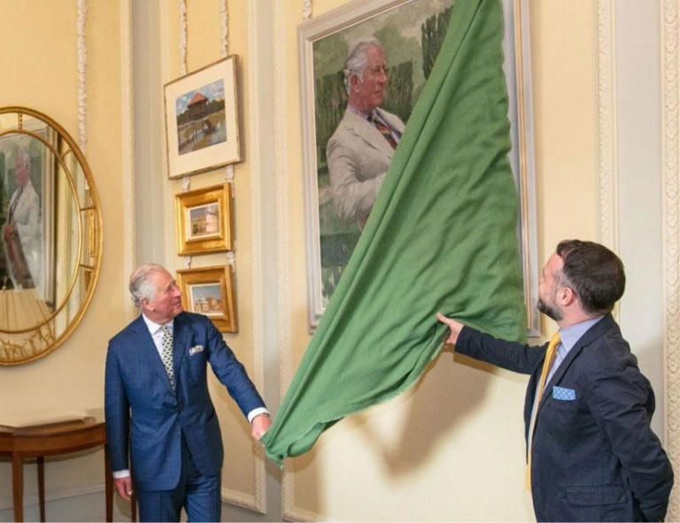 NI-born artist Gareth Reid on painting King Charles, discovering he and ...