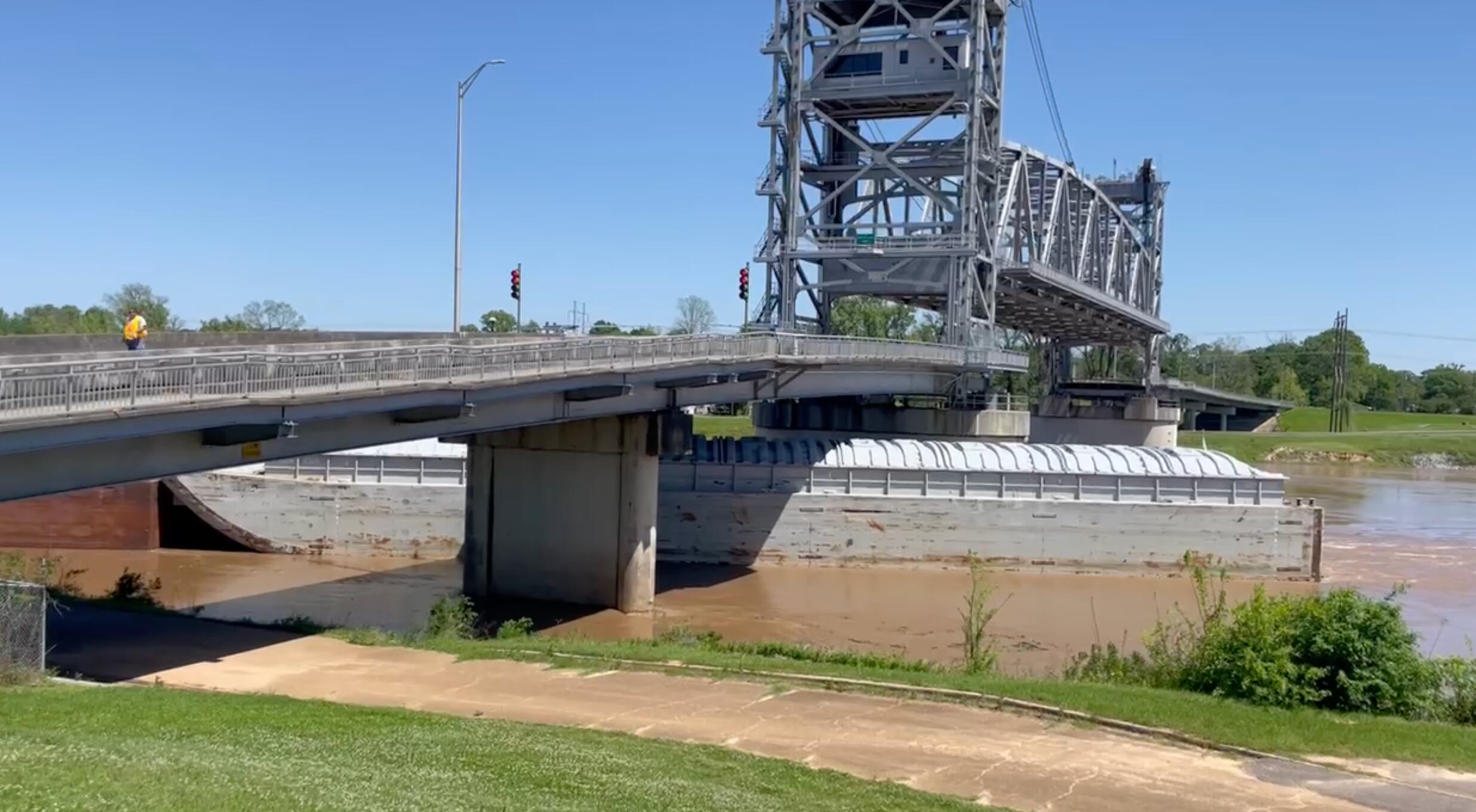 Jackson Street Bridge reopens following barge crash