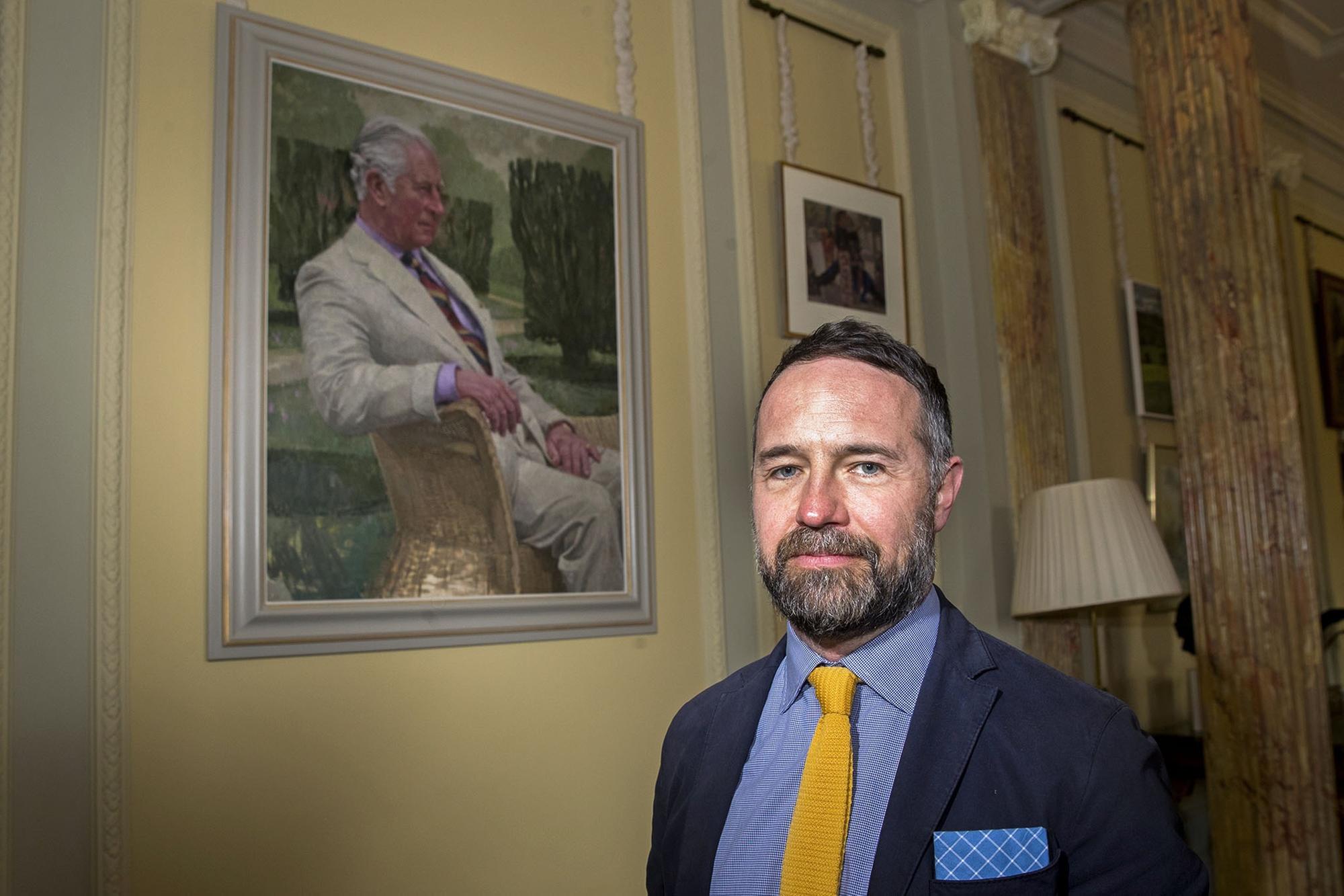 NI-born artist Gareth Reid on painting King Charles, discovering he and ...