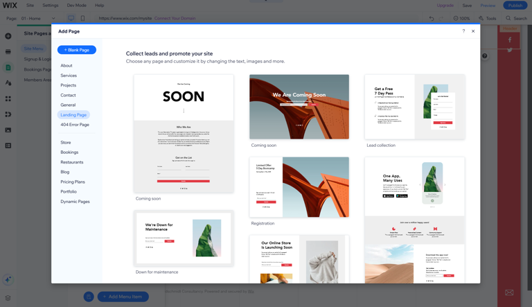 How to build a powerful landing page with Wix