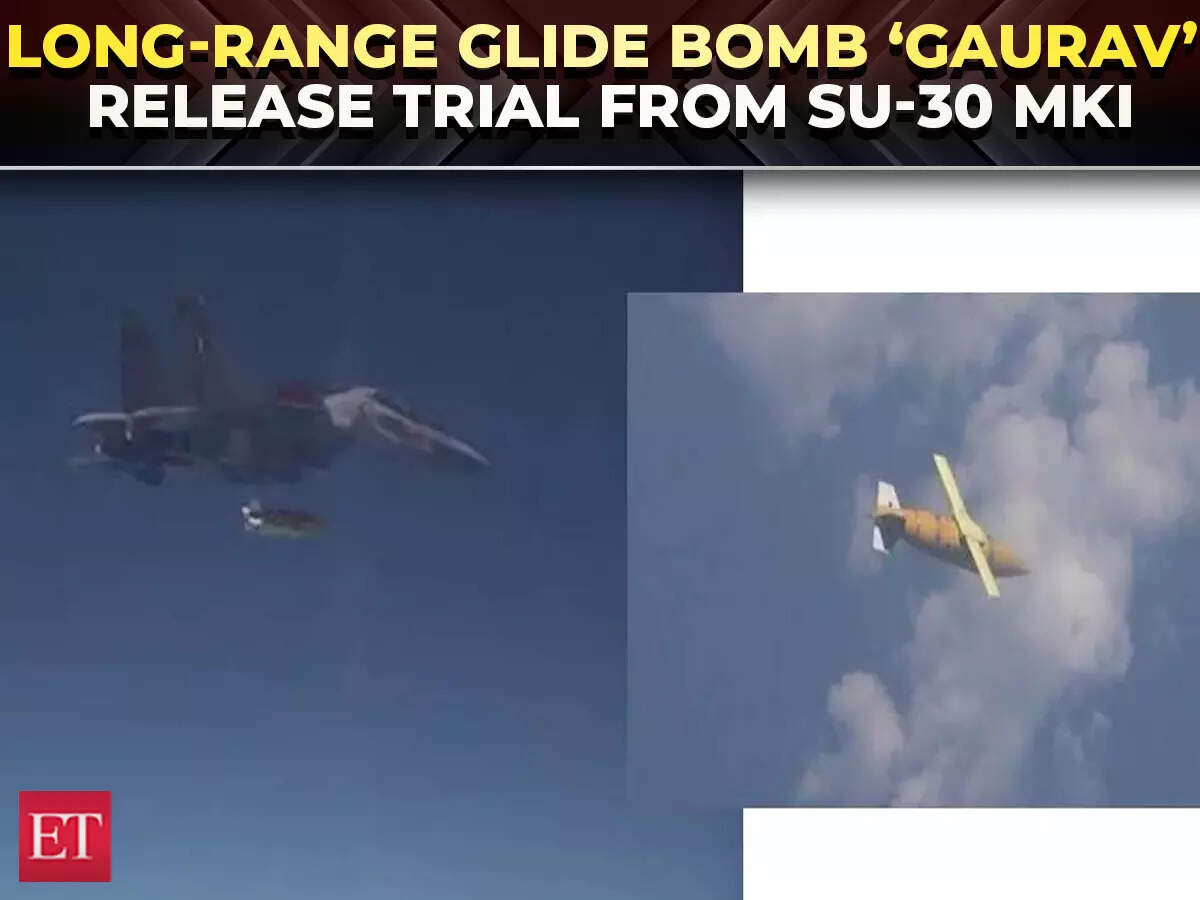 DRDO conducts release trials of Long-Range Glide Bomb ‘Gaurav’ from Su ...