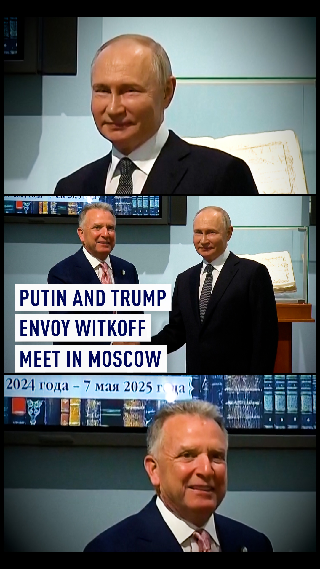 Putin and Trump envoy Witkoff meet in Moscow
