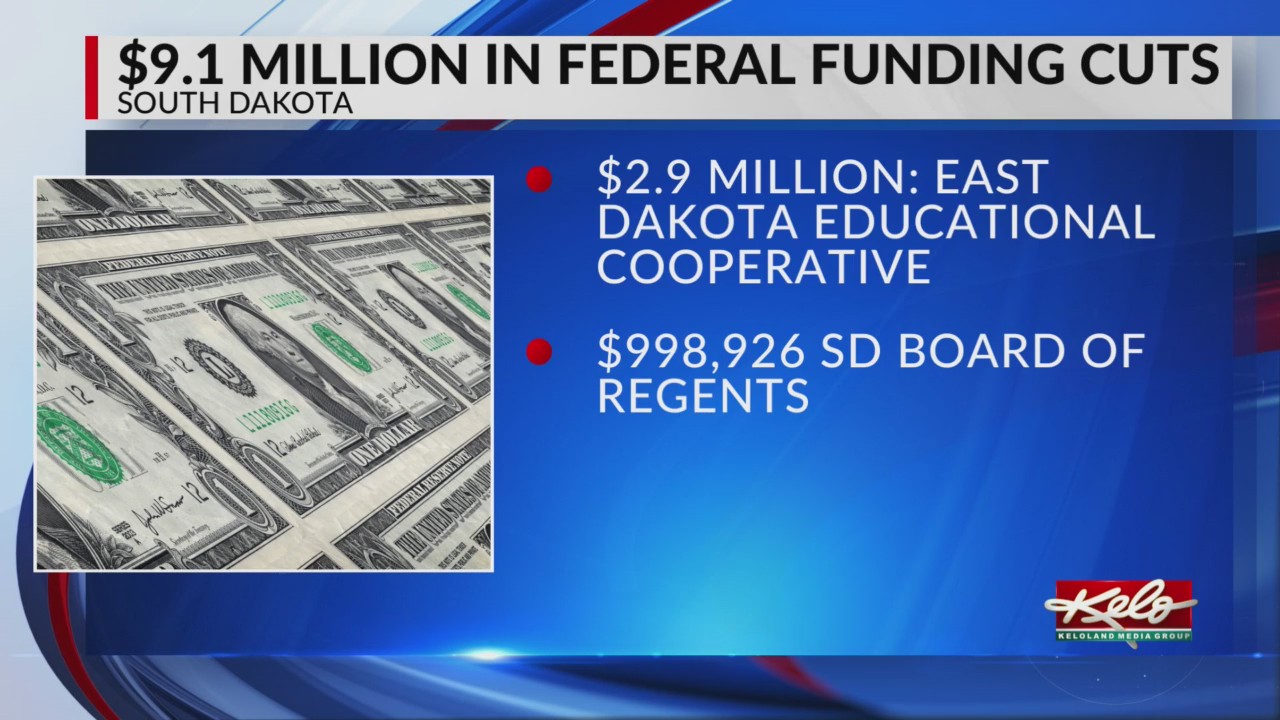 LIST: $9.1M in federal spending cuts in SD