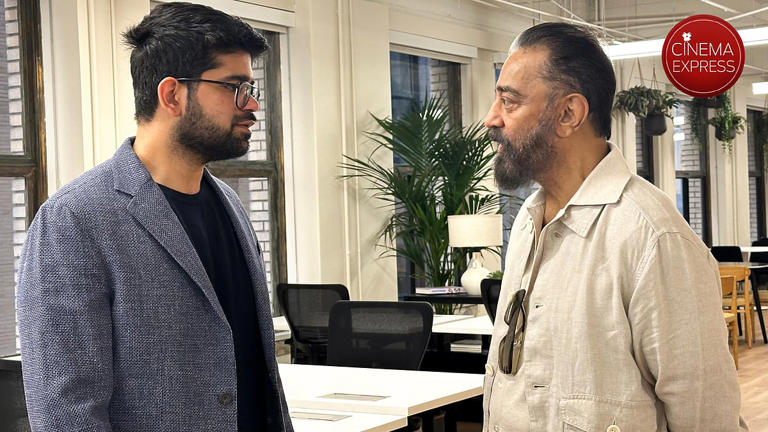 Kamal Haasan visits Perplexity AI, meets CEO Aravind Srinivas