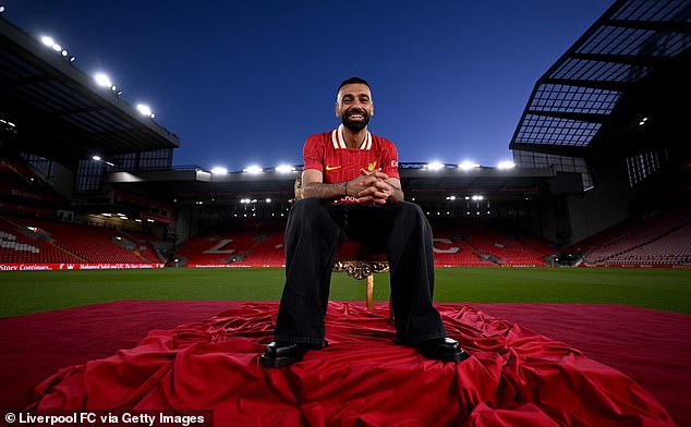 You can afford a couple more of those now, Mo! Mohamed Salah shows off ...