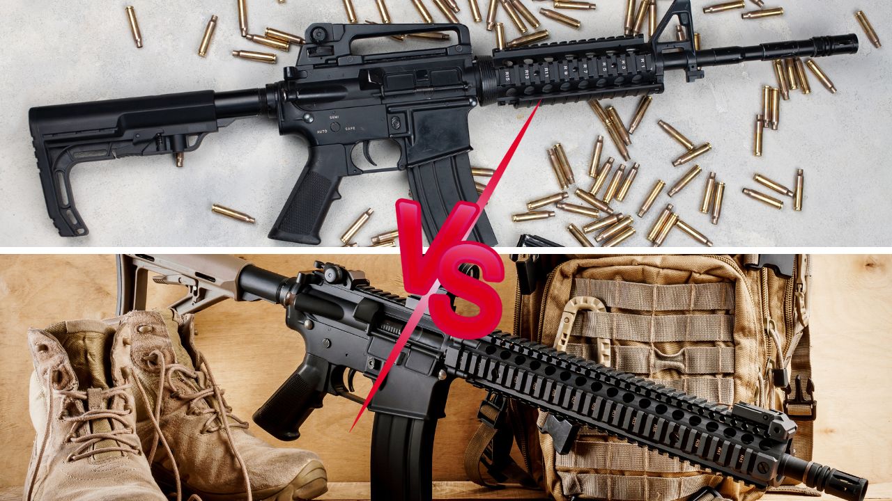 Military M4 vs Civilian AR-15: Is There a Difference?