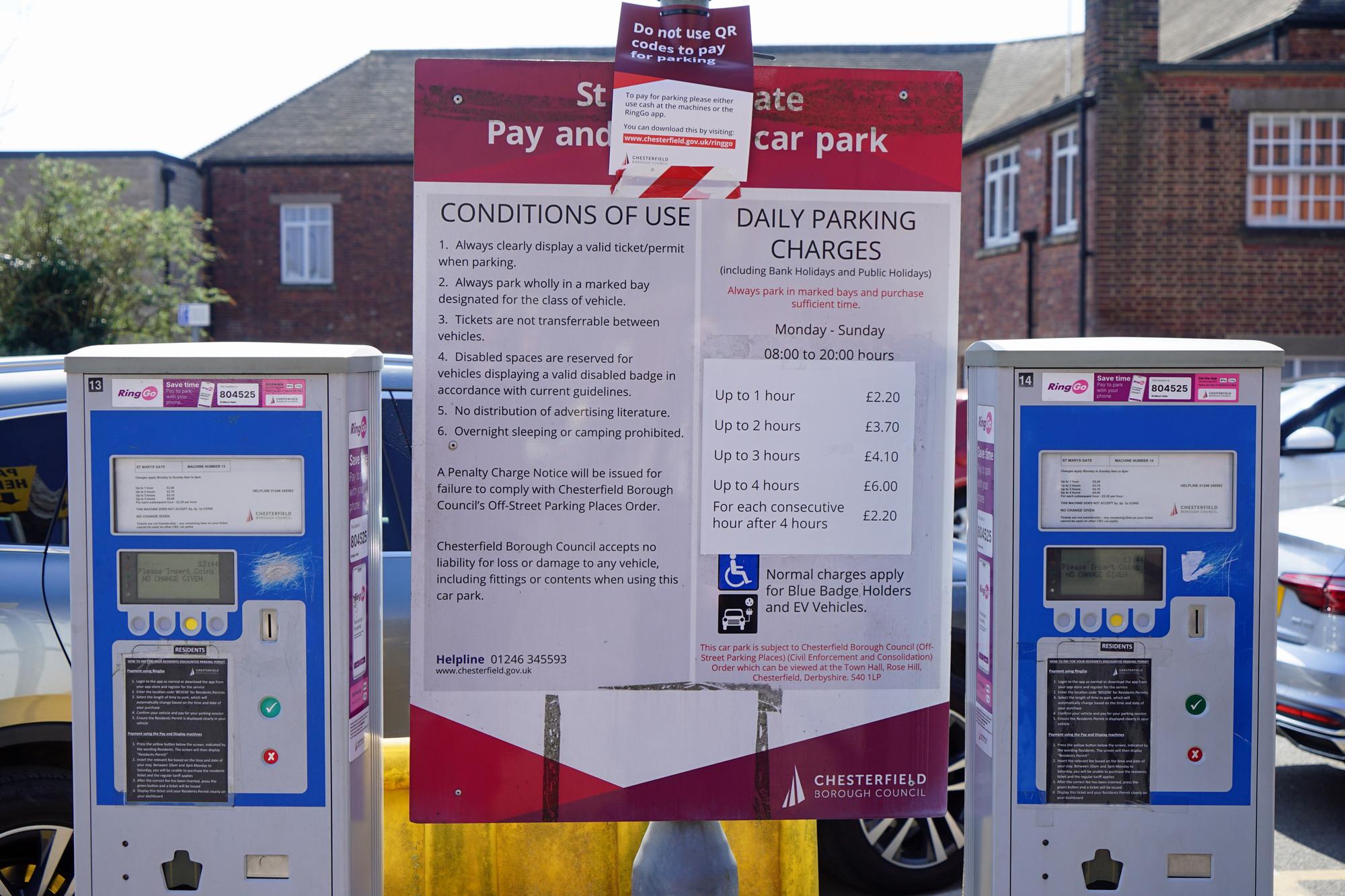 "It's disgusting": Chesterfield has most expensive car park charges in ...
