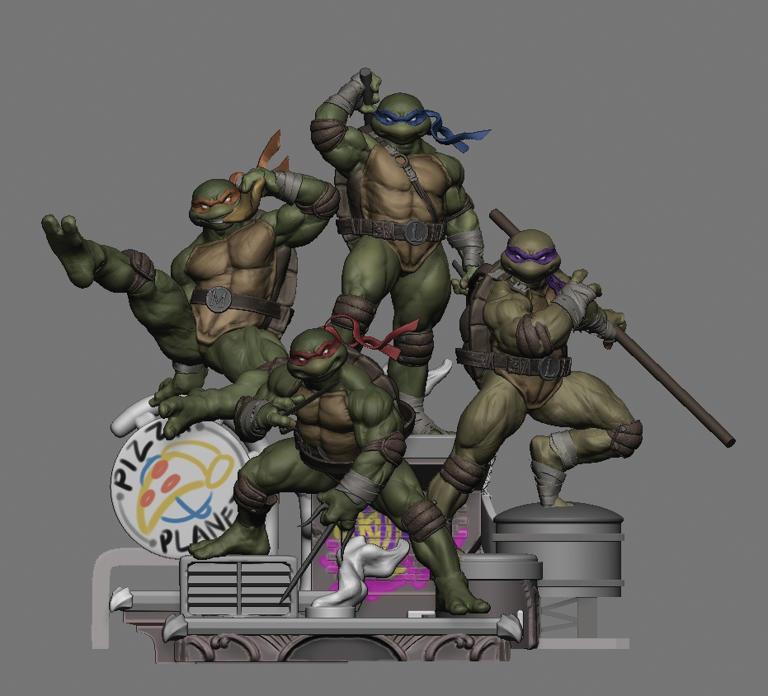 Explore the story behind the artist’s 'Teenage Mutant Ninja Turtles ...
