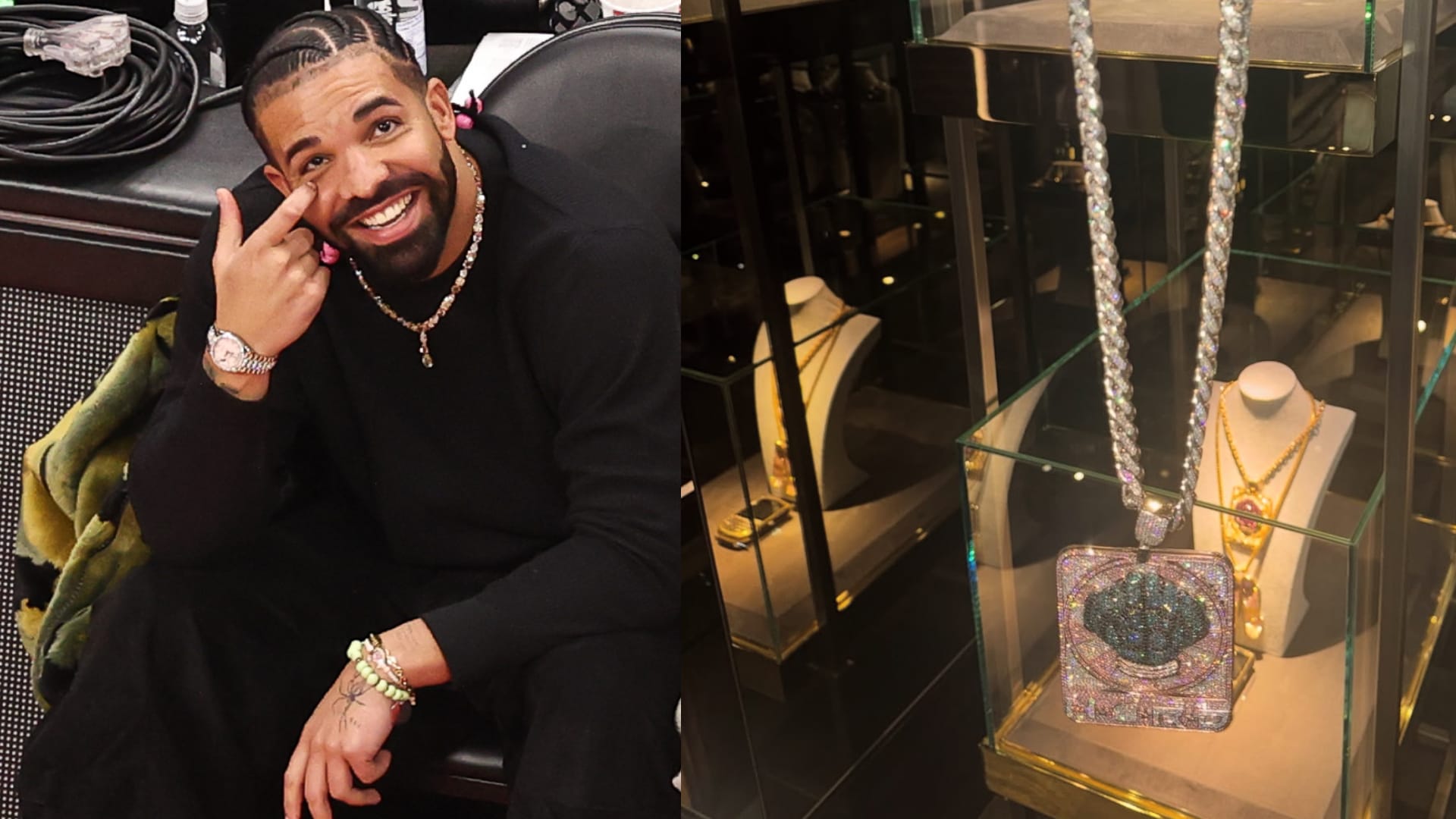 Did Drake Buy the N.E.R.D. Brain Pendant Chain Recently Featured in Kid ...