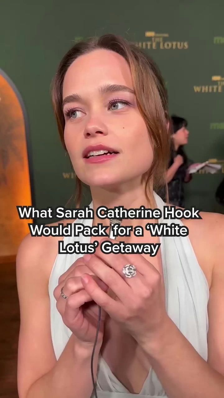 What Sara Catherine Hook Would Pack to a White Lotus Getaway