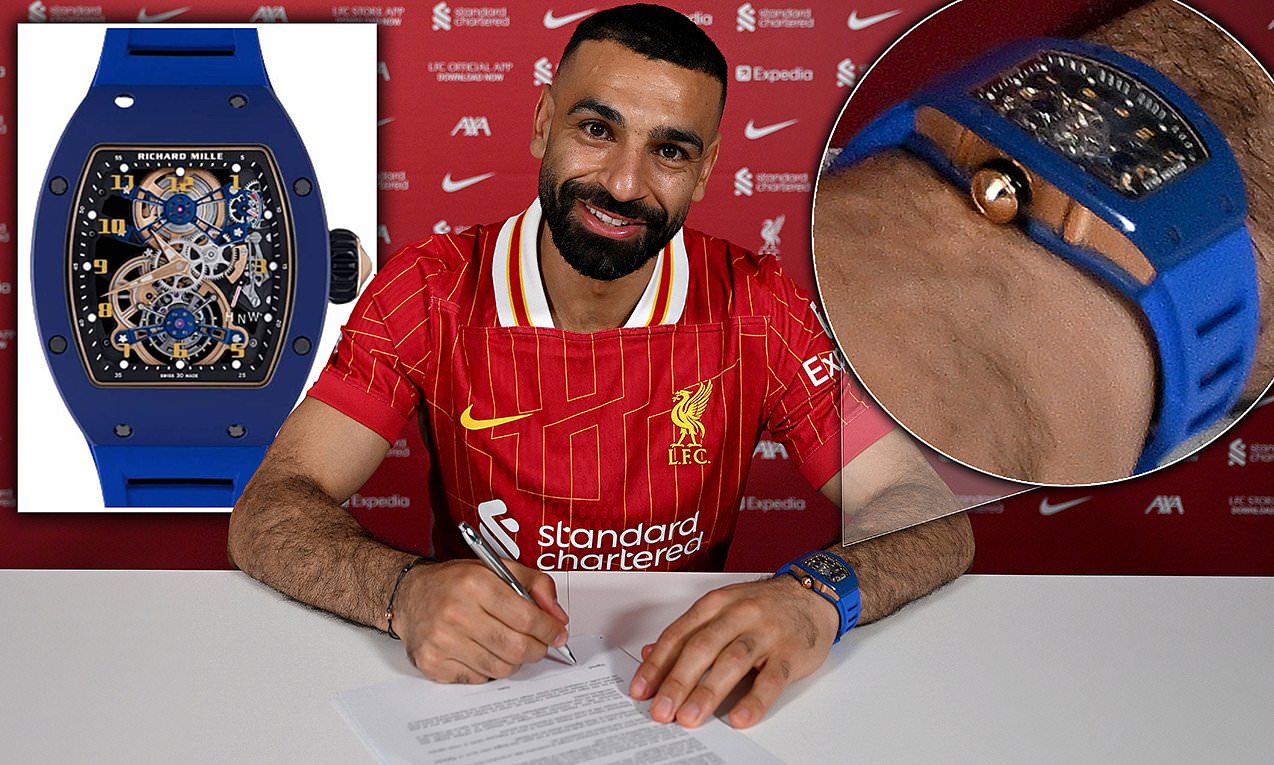 You can afford a couple more of those now, Mo! Mohamed Salah shows off £725,000 watch at his ...