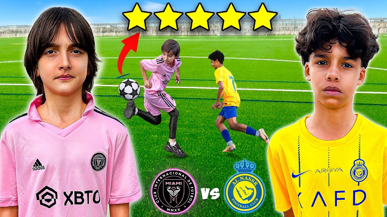 Mini MESSI VS Mini RONALDO