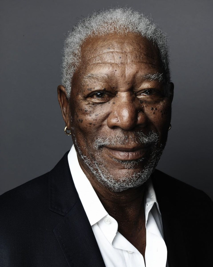 Morgan Freeman Reveals Why He Always Wears Gold Earrings—and It’s ...