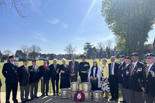 Silver drums return to Norton Barracks for 75th anniversary