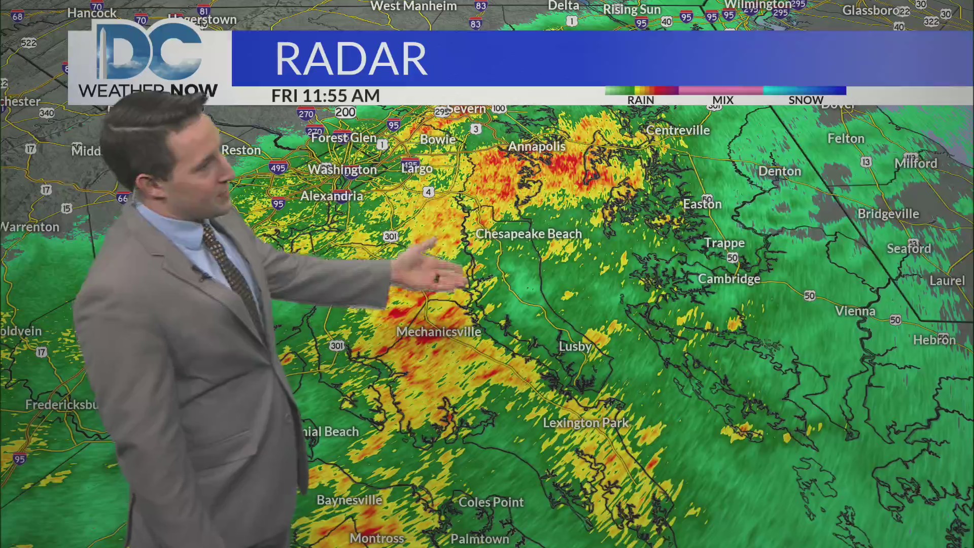 Soaking rain continues, damp and chilly Saturday