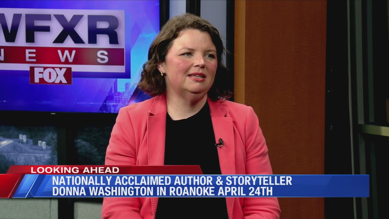 Nationally acclaimed author Donna Washington in Roanoke April 24
