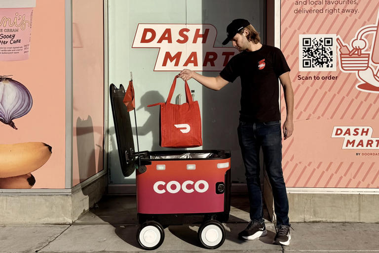 DoorDash is expanding into sidewalk robot delivery in the US