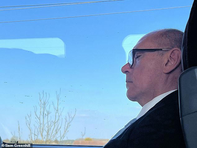 NHS boss Sir Jim snoozes in first-class after vowing to 'pick up pace'