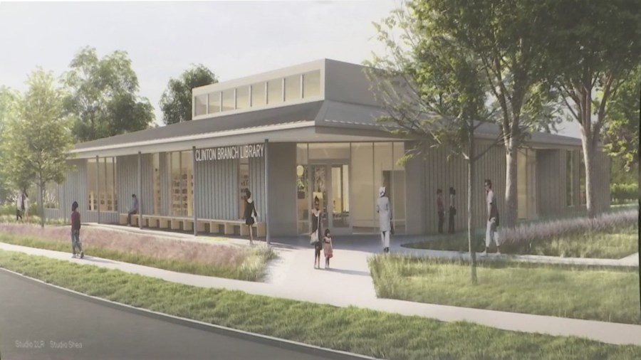 After 23 years at ‘temporary’ location, Clinton library is moving