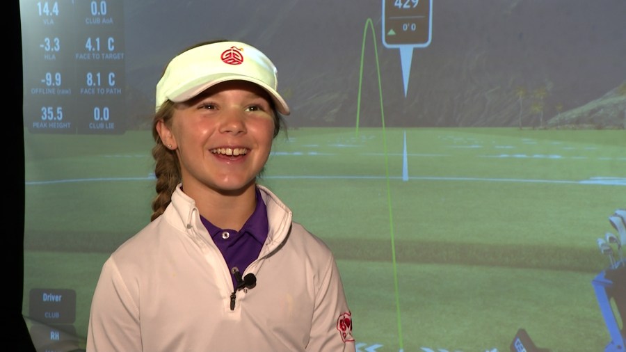 10-year-old Urbandale golfer Brooklynn Conard competes at Augusta National
