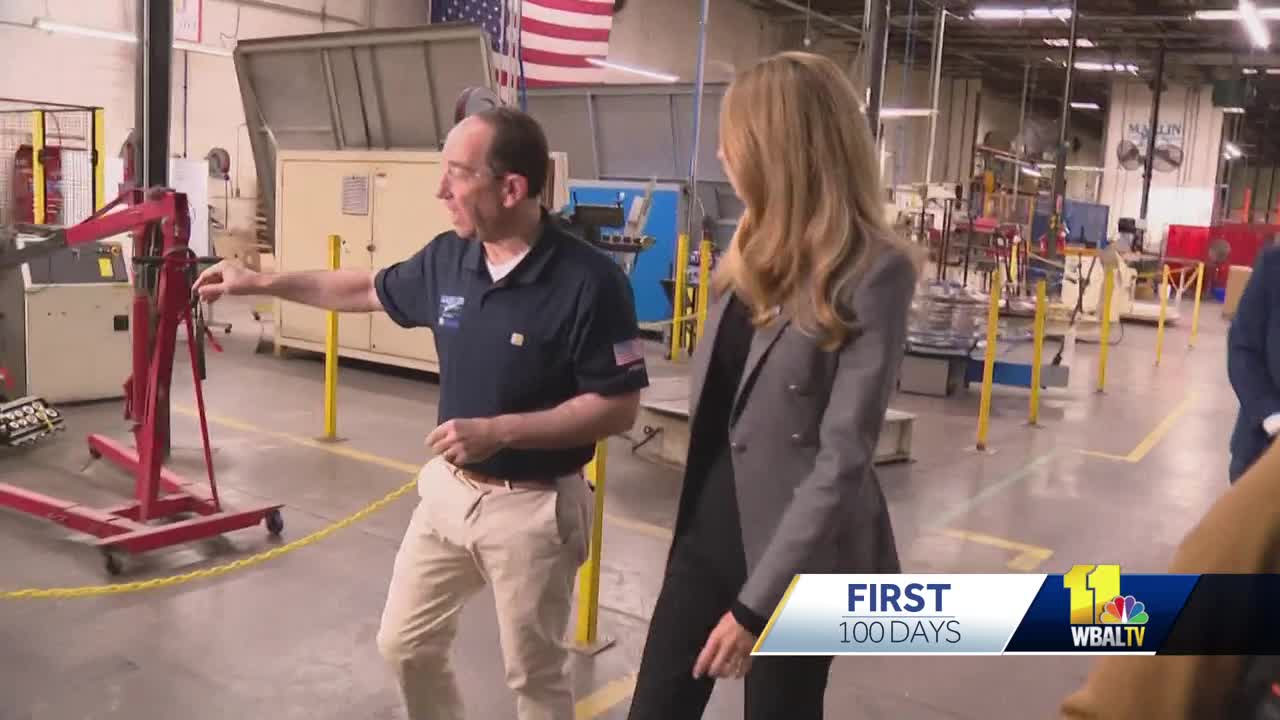 Trump's SBA Secretary visits Baltimore plant