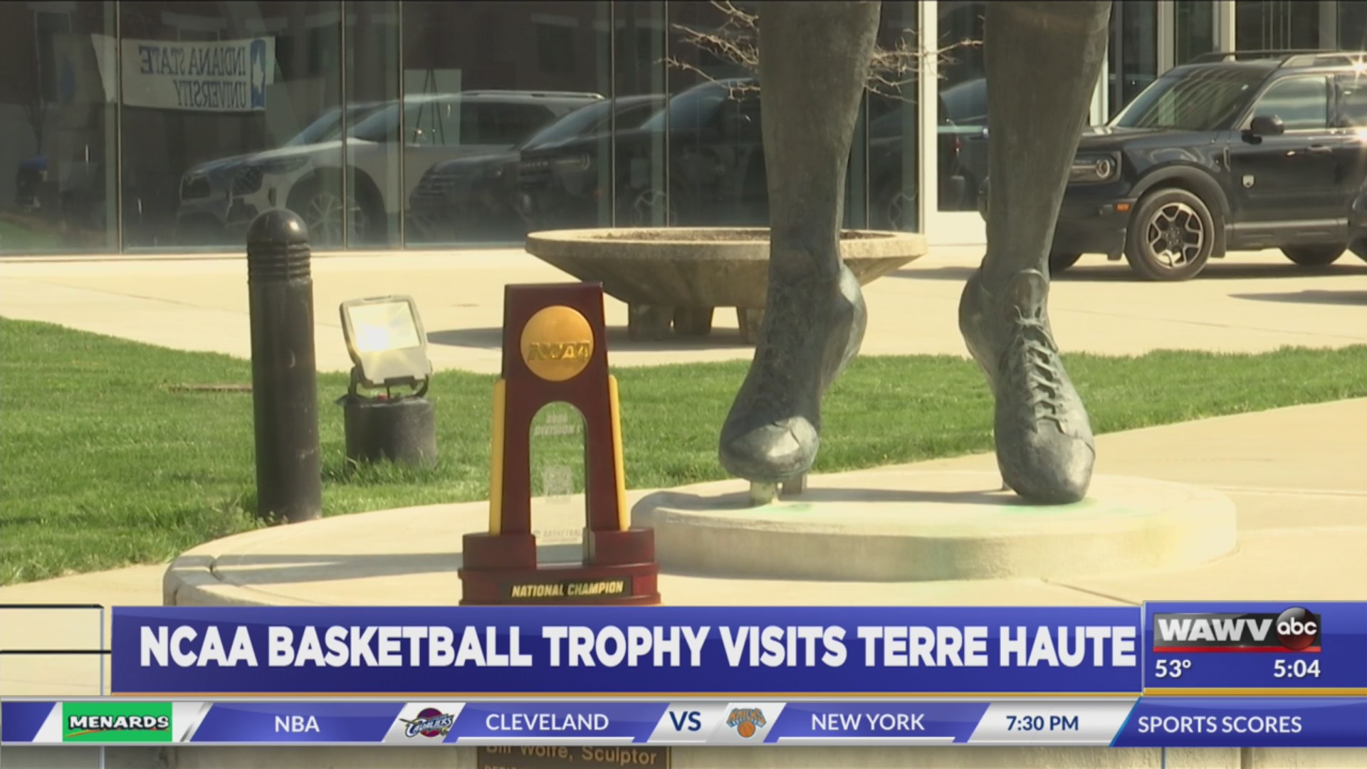2026 NCAA basketball trophy visits Terre Haute