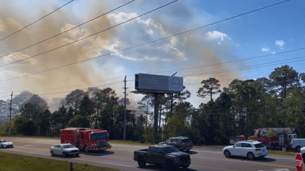 UPDATE: Brush fire caused by overheated vehicle scorches 30 acres in ...