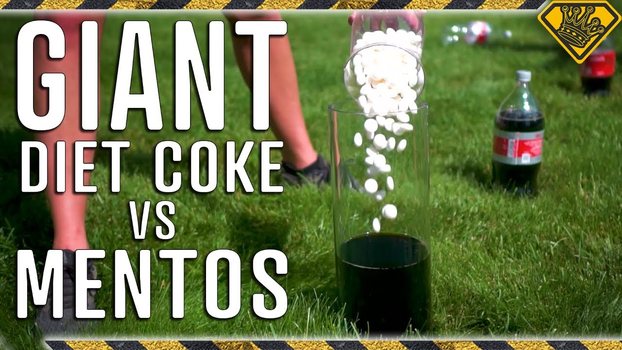 Super Sized Coke Versus Mentos Experiment! What Will Happen?