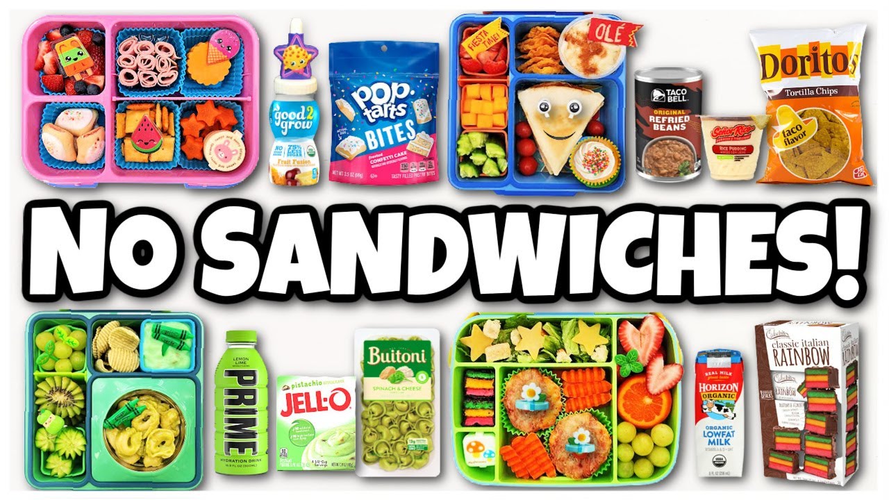 Packing ONE COLOR, Shopkins & Taco Bell Inspired Lunch boxes with NO ...
