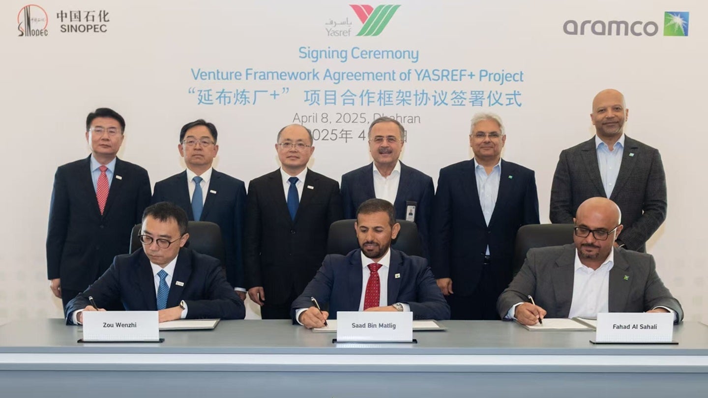 Sinopec, Aramco sign agreement for Yanbu Refinery expansion in Saudi Arabia