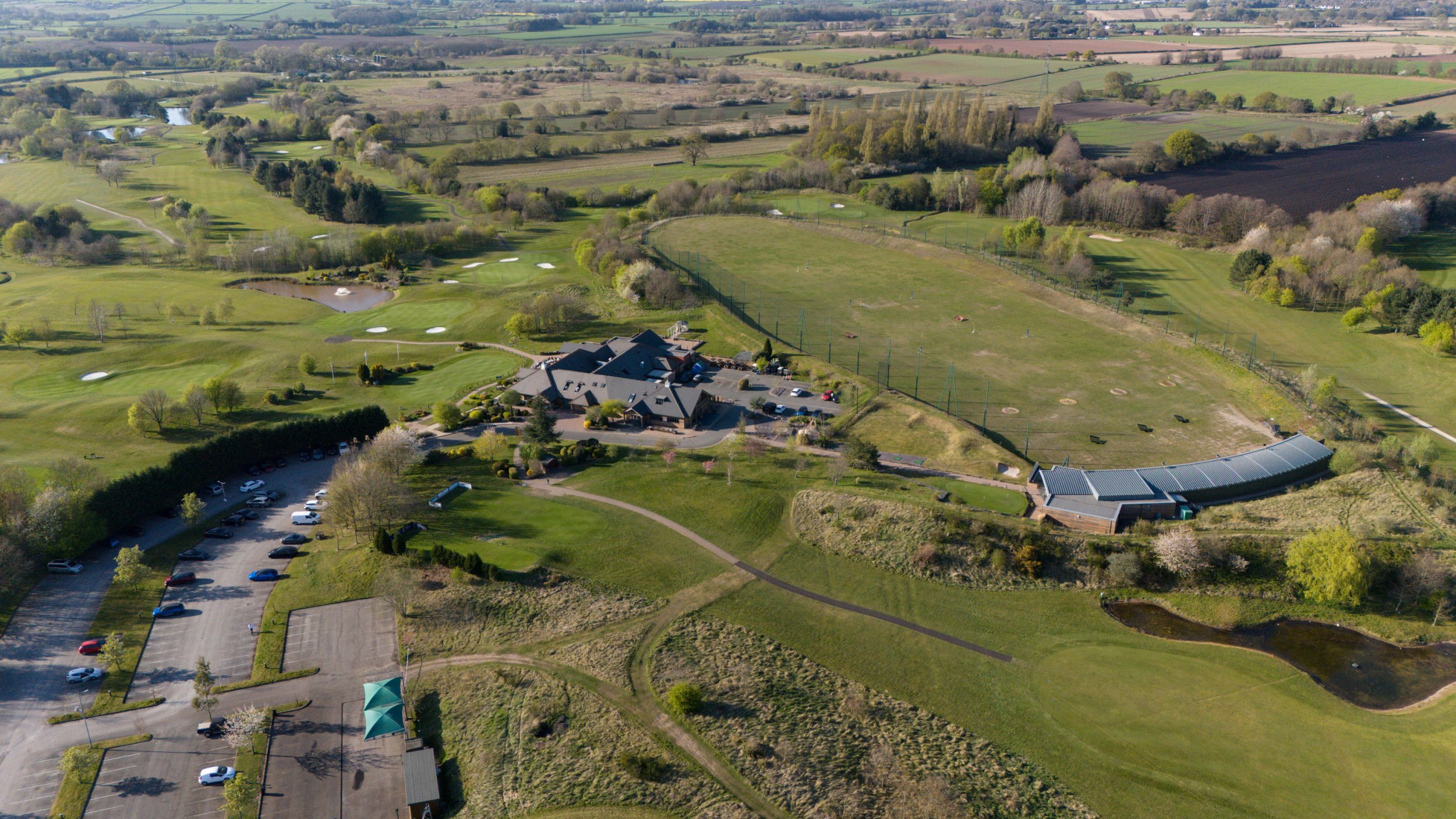 Manhunt after woman hit by a van that veered into golf course during ...