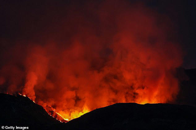 Red alert over wildfire peril as huge blazes sweep Scotland.