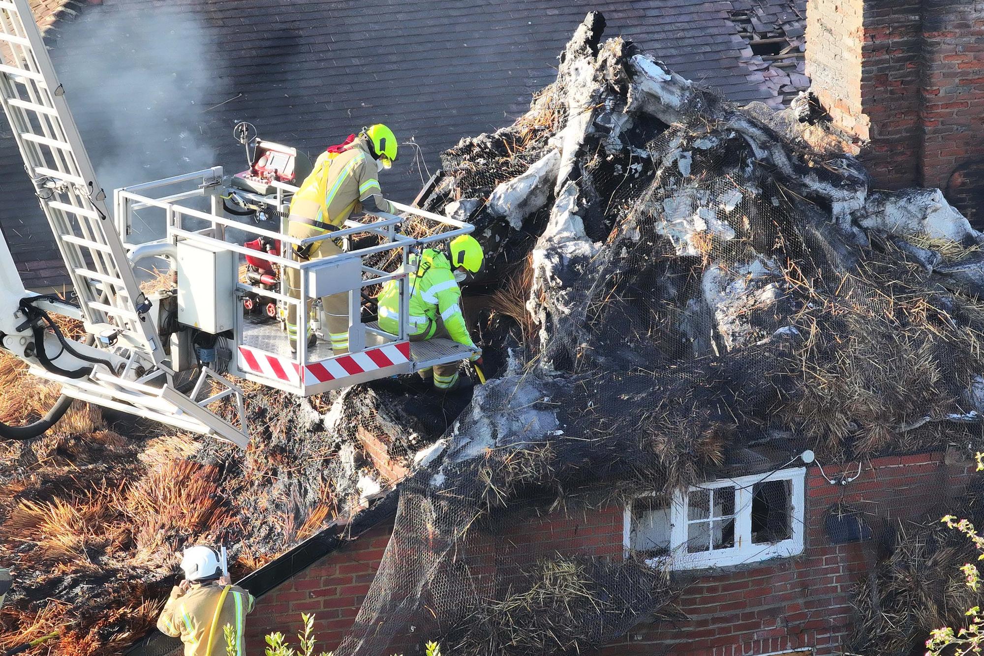 Yet another fire reported at pub in village near Chichester - In pictures