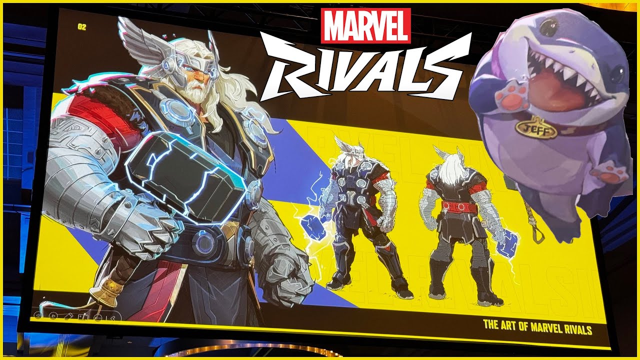 "Marvel Rivals Reveals Thor, Doctor Doom and Jeff the Landshark at Sdcc"