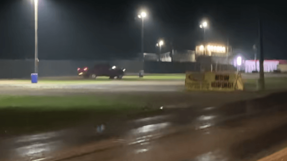 WATCH | Local racetrack offering $500 reward to find truck-driving vandal