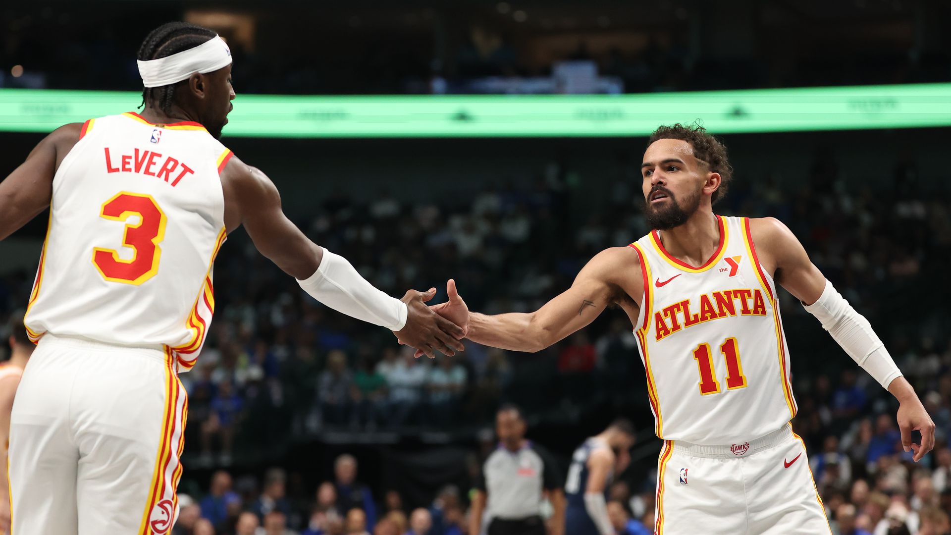 Young, LeVert go silly in Philly as Hawks lock up eighth seed, 124-110