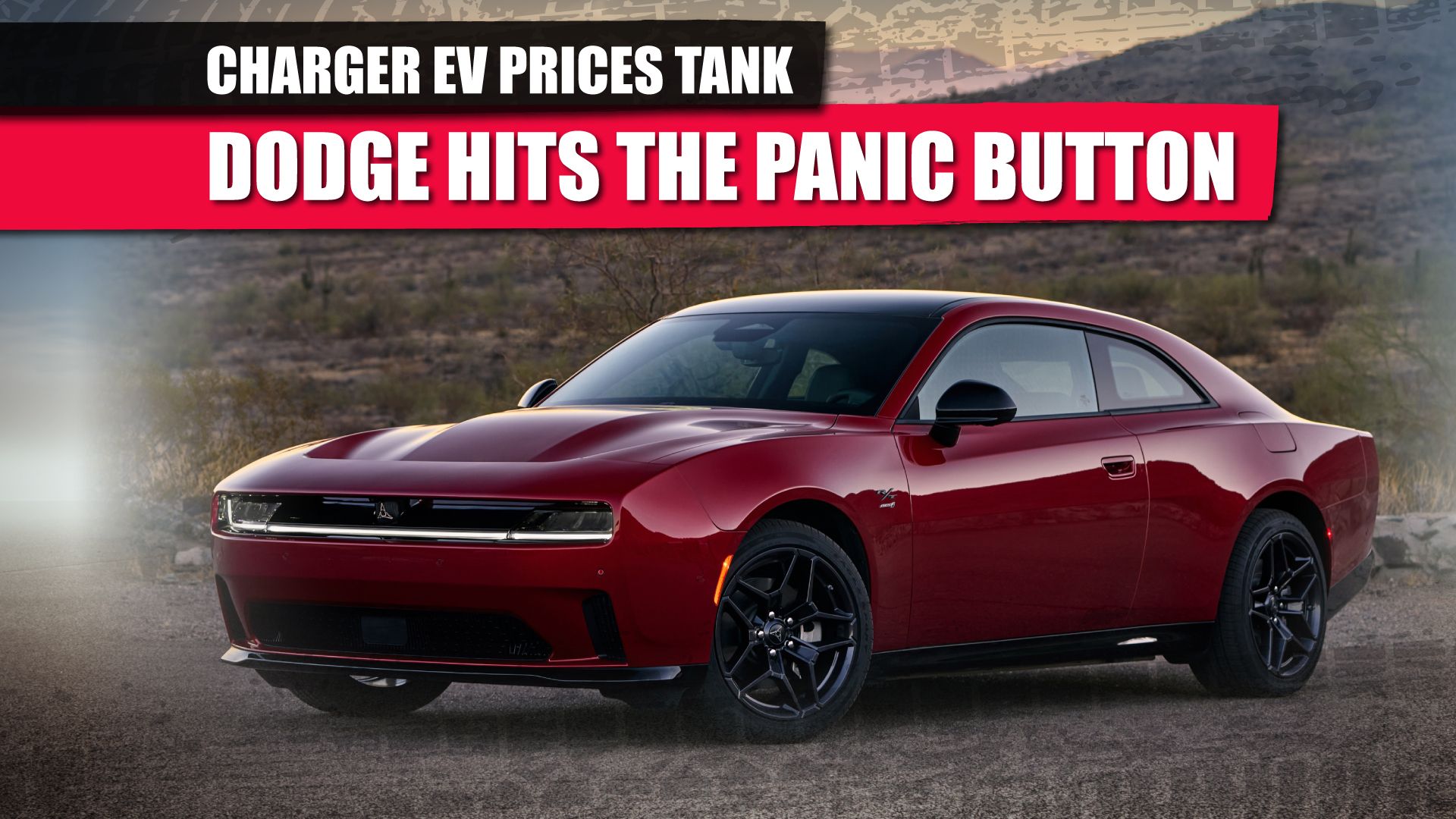 Dodge Hits The Panic Button As Charger EV Prices Tank