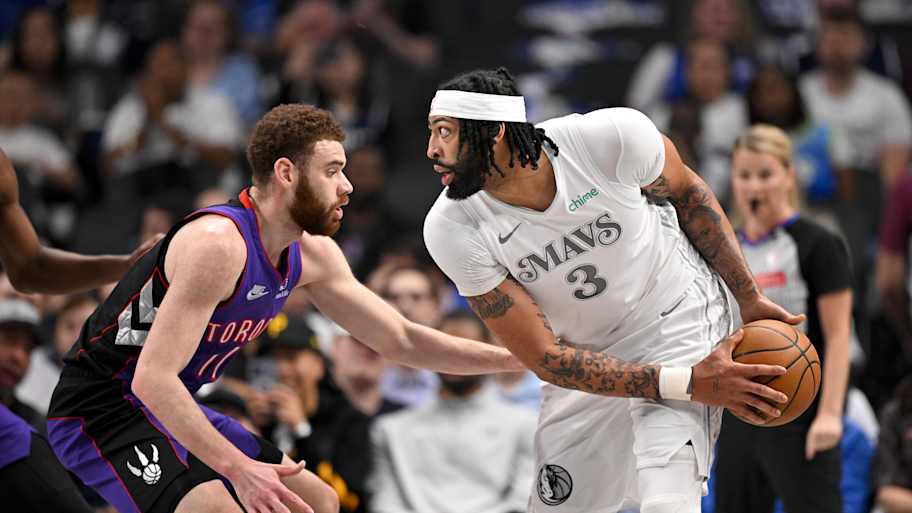 Anthony Davis' triple-double leads Mavericks over Raptors in season's ...