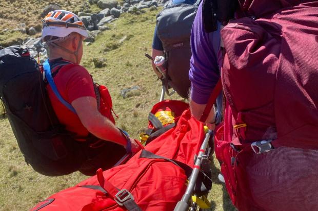 Walker who collapsed during Scafell Pike ascent rescued