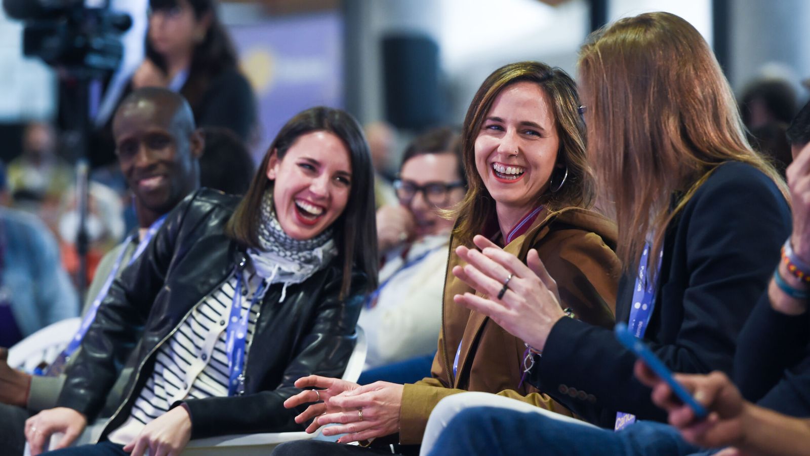 Podemos proclama a Belarra como líder de Podemos con la mitad de la ...