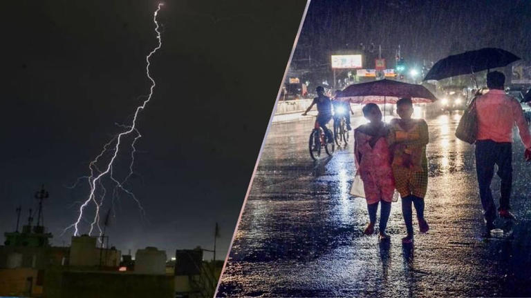 Delhi Weather Update: IMD Issues Yellow Alert for Light Rains and Thunderstorms, Heatwave ...