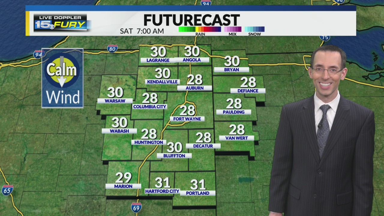 High temps rising this weekend