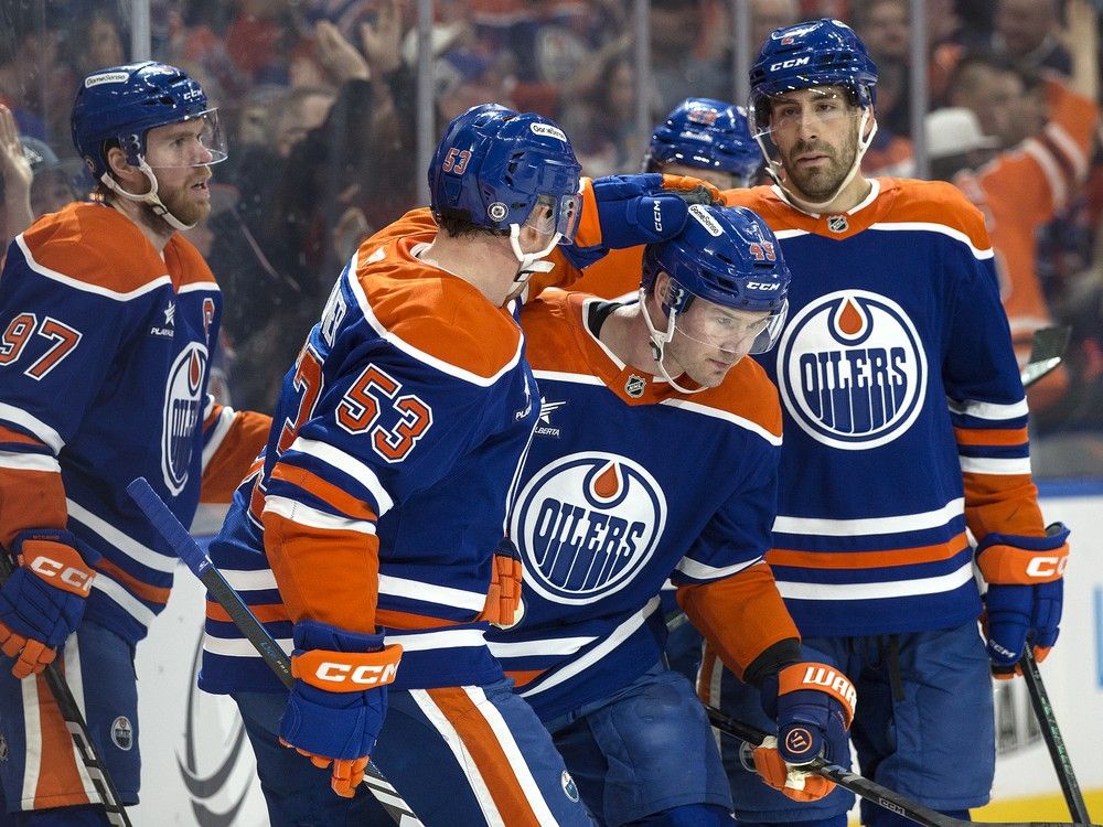 Player Grades: Injury eruption as Edmonton Oilers clinch against San ...