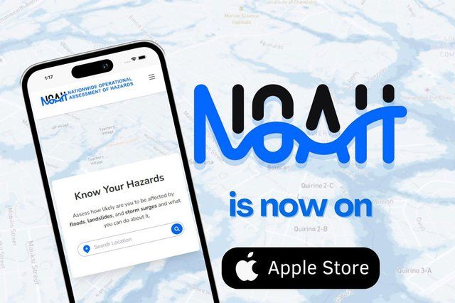 UP NOAH hazard maps and info now a mobile app