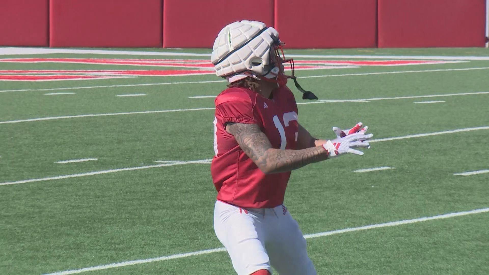 ‘Physical’ Hunter transitioning successfully to Husker receiver room