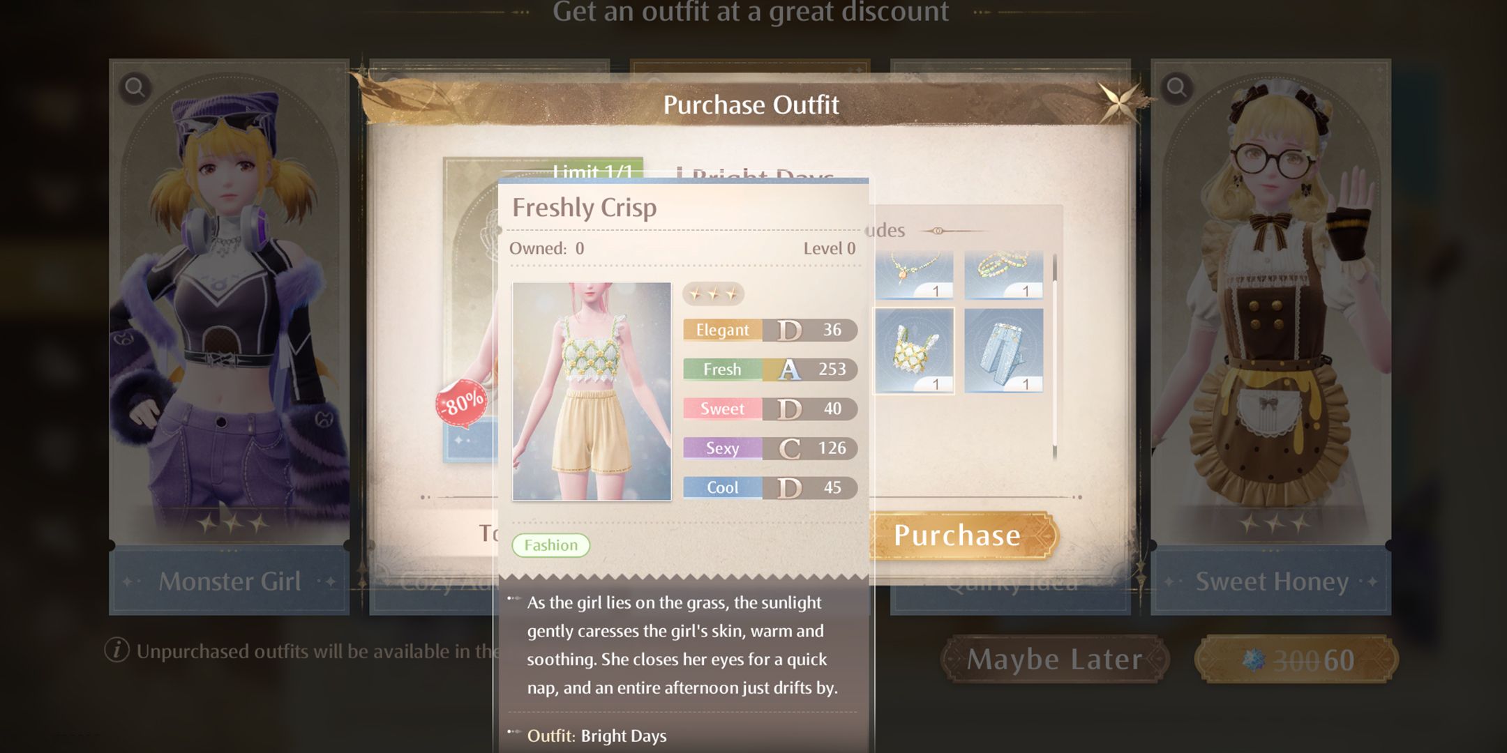 Freshly Crisp Showcase & How To Get - Infinity Nikki