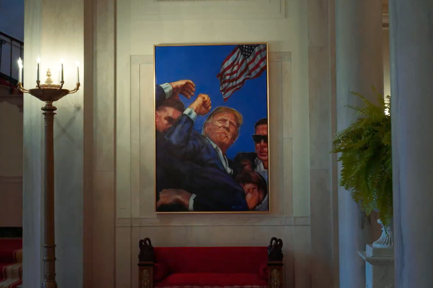 White House moves Obama portrait to display painting of Trump after ...