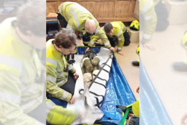 Successful fire evacuation drill at Glastonbury's tallest church tower