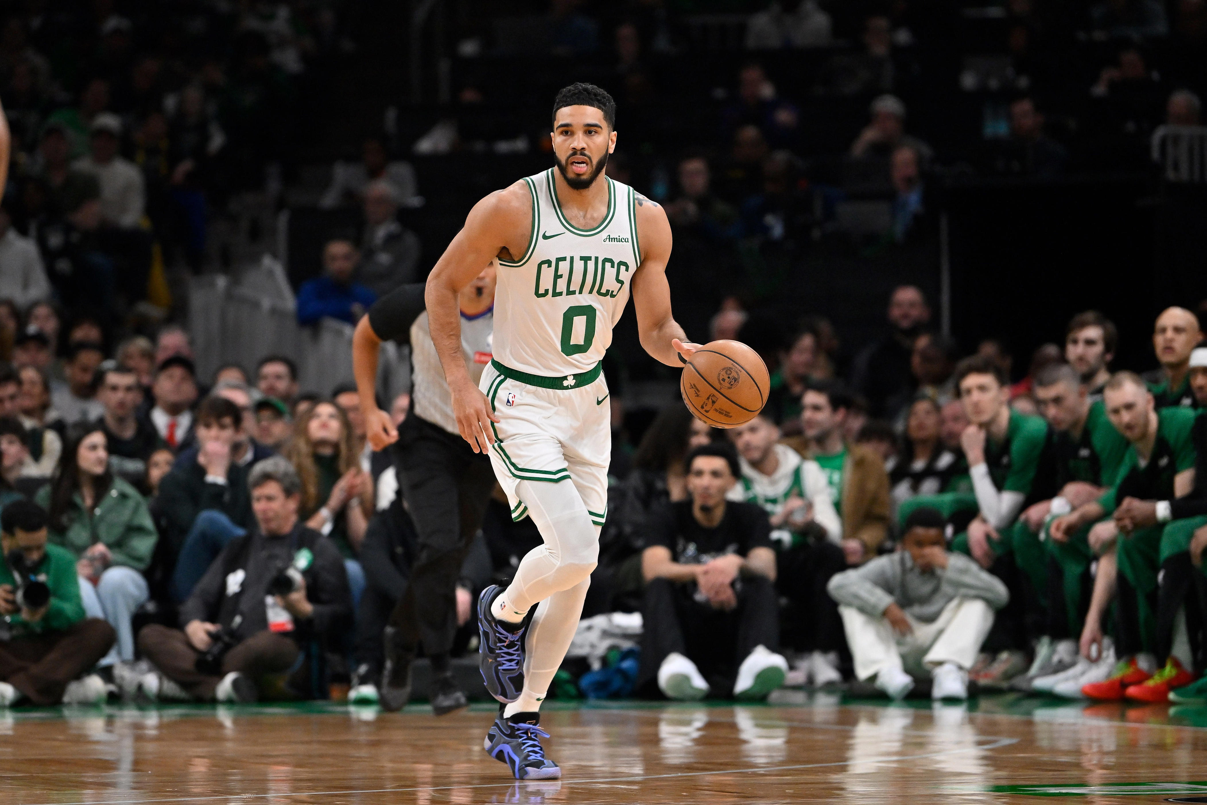 Celtics star Jayson Tatum breaks down his accessory swap with teammate ...